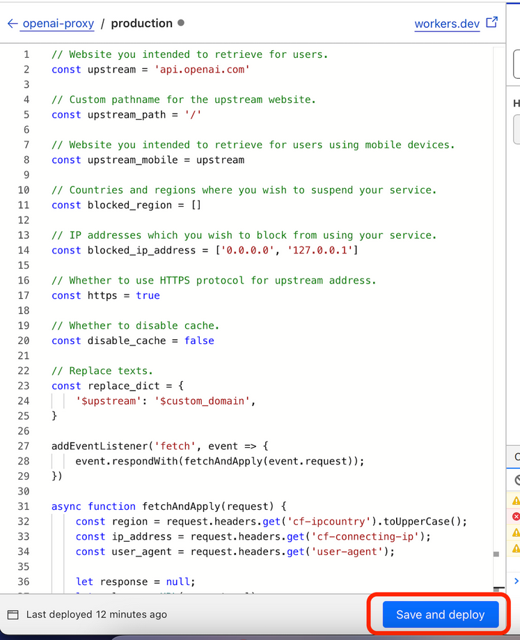 使用 Cloudflare Workers 解决 OpenAI 和 ChatGPT 的 API 无法访问的问题-教程-AI论坛 | ChatGPT社区